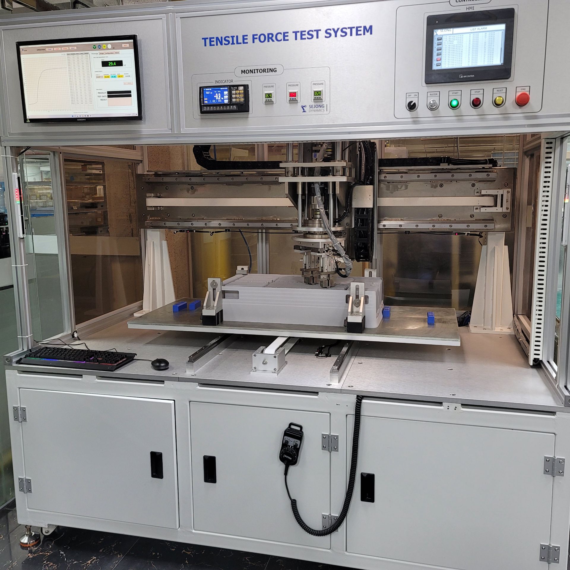 SEJONG DYNAMICS. TENSILE FORCE TEST SYSTEM